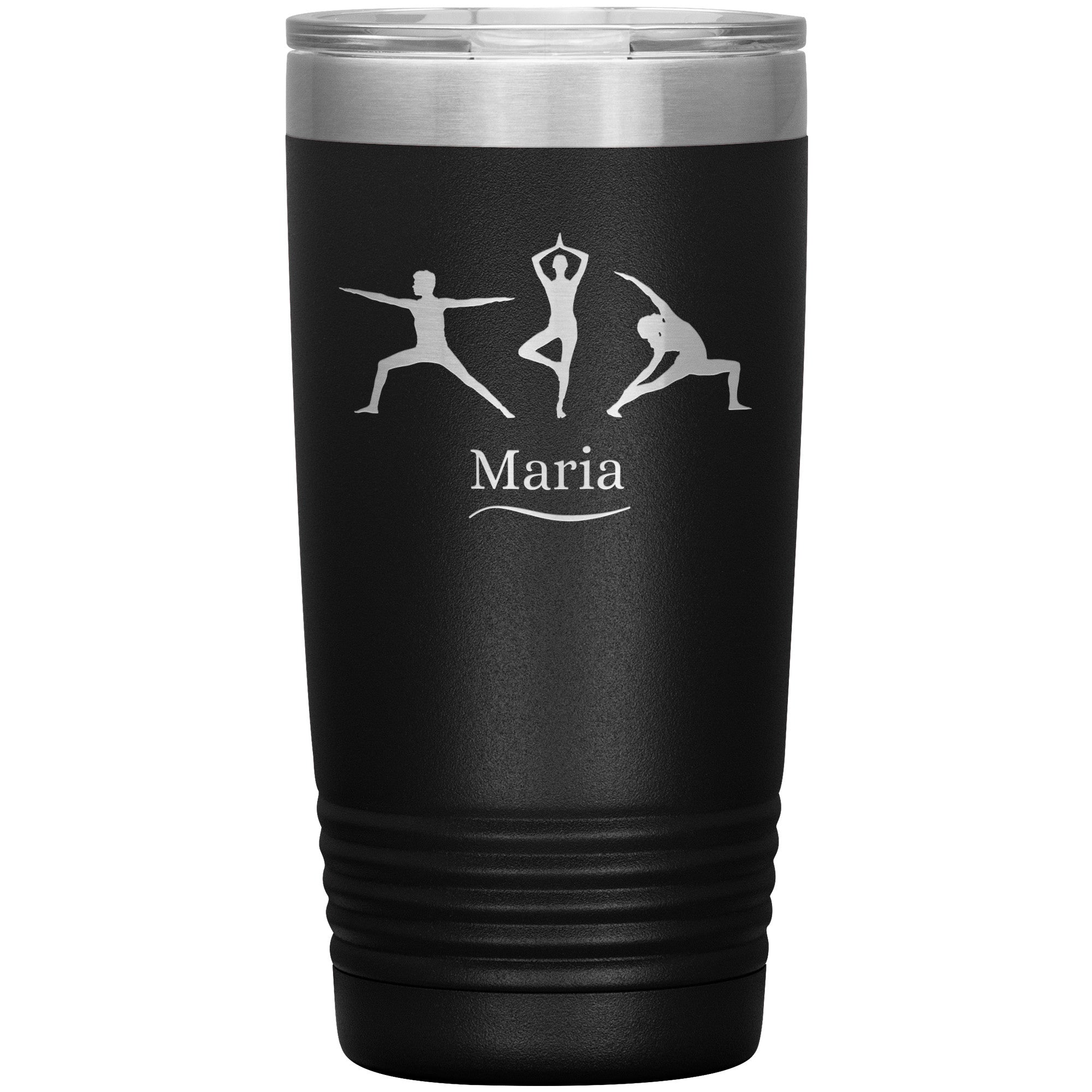 Custom Yoga Poses Tumbler 🧘‍♂️ – Caz Company